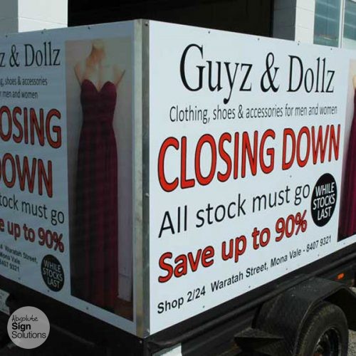 Trailer Advertising | Billboards Sydney | Absolute Sign Solutions